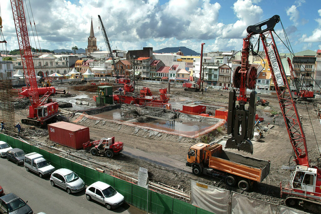 Foundation barrettes technique - Bachy Balineau